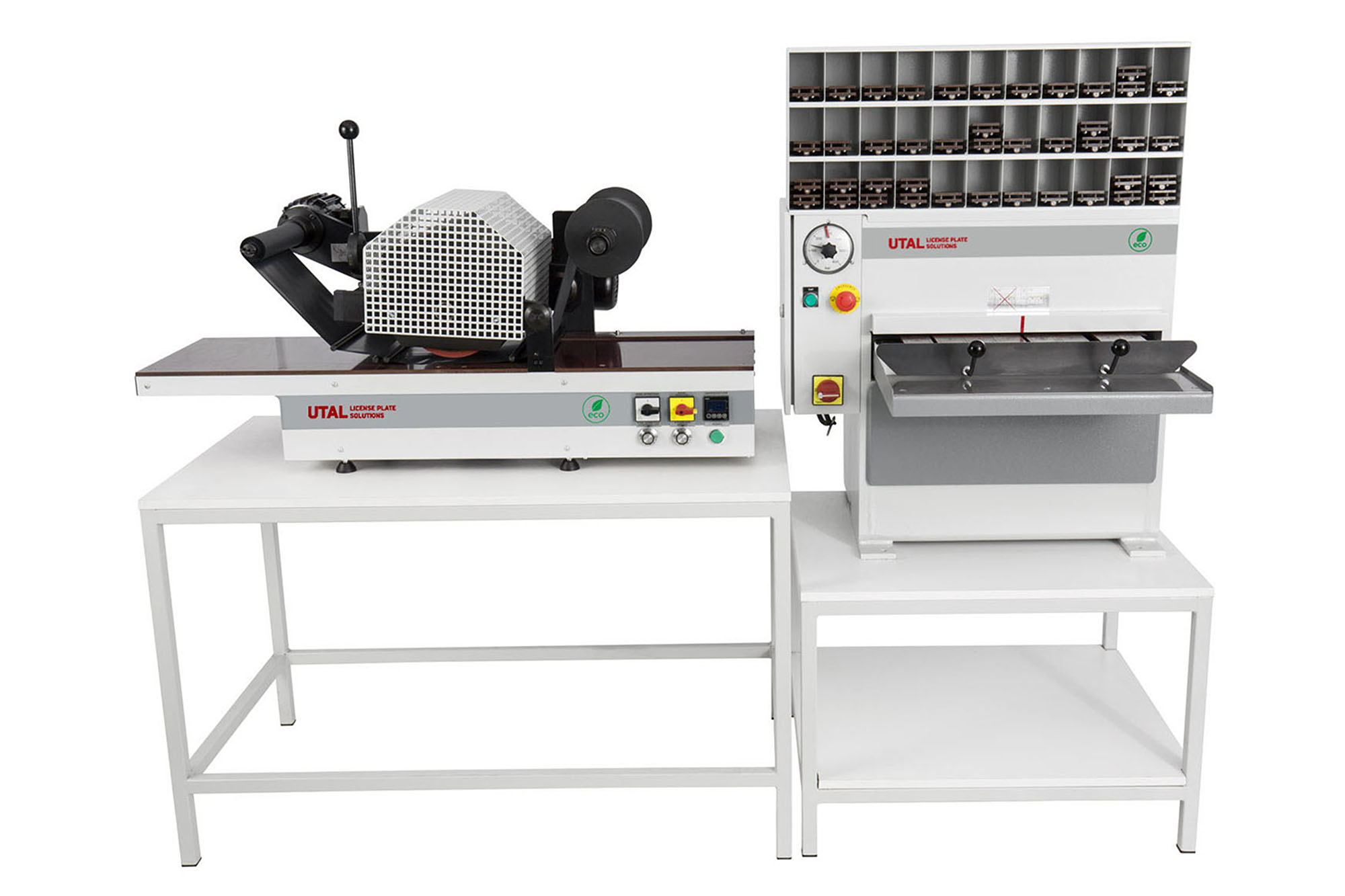 Embossing station – UTAL UK - License Plate Solutions